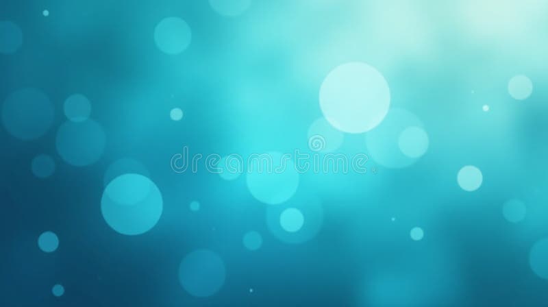 A Soft, Blue, Bokeh Background of Various Focused and Unfocused Light ...
