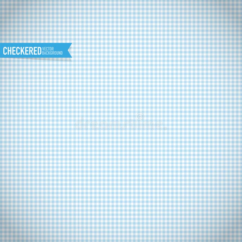 Blue Checked Fabric Seamless Pattern Stock Illustration - Illustration ...