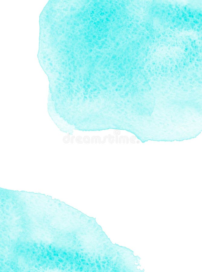 Soft Blue Color Watercolor Stain Texture Invitation Card Stock ...