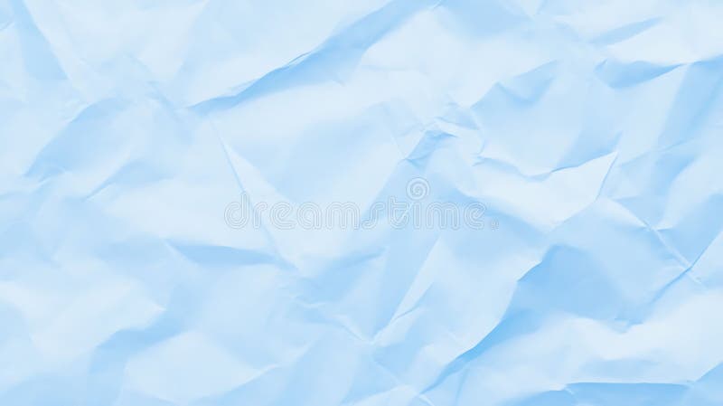 Soft Blue Crumpled Paper Texture Background, Abstract Wrinkled Surface ...
