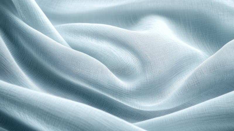 Soft Blue Fabric Drape Texture Background Stock Illustration ...