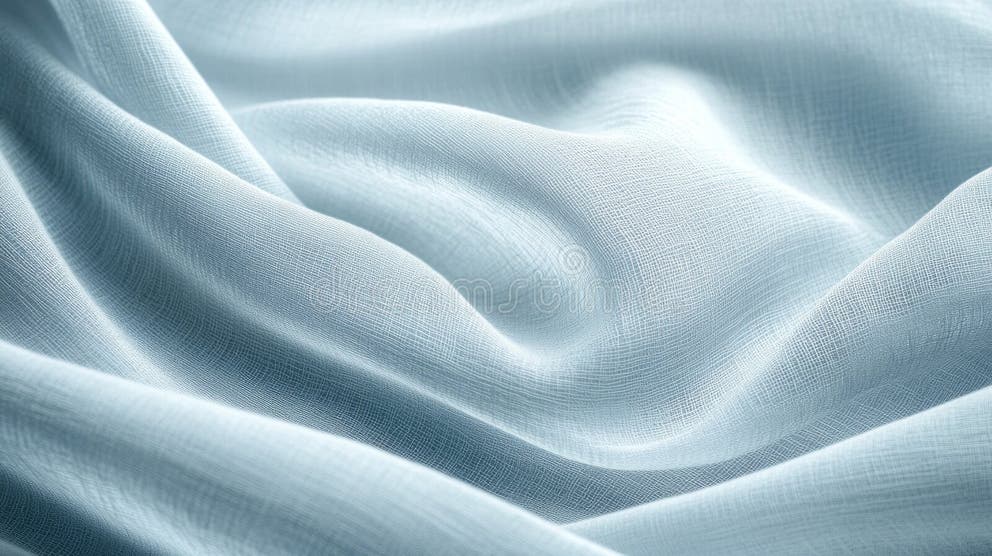 Soft Blue Fabric Drape Texture Background Stock Illustration ...