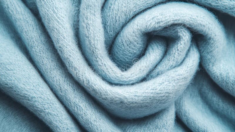 Soft Blue Fabric Texture Creating a Cozy and Inviting Atmosphere Stock ...