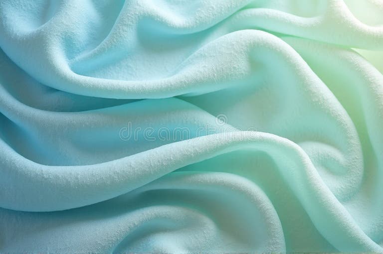 Soft Blue Fabric Texture with Gentle Folds and Smooth Surface Stock ...