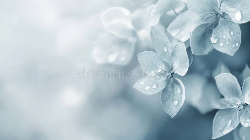 Soft Blue and Gray Abstract Background Expressing Sadness with Blurred ...