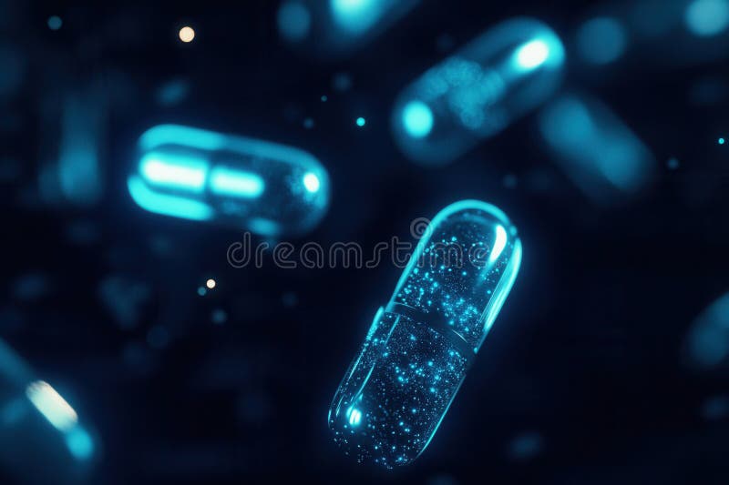 Floating Capsules Dissolve into Molecular Structures in a Dreamy ...