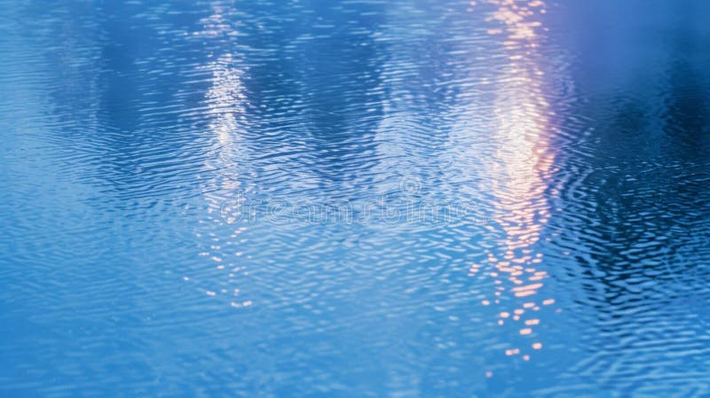 The Soft Blue Light of St. Elmos Fire Reflecting Off the Still Waters ...