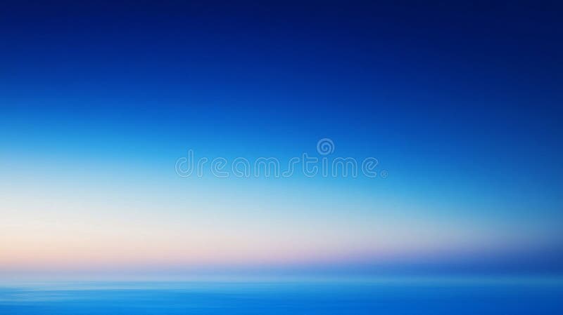 Soft Blue Sky Gradient at Dawn Stock Illustration - Illustration of ...