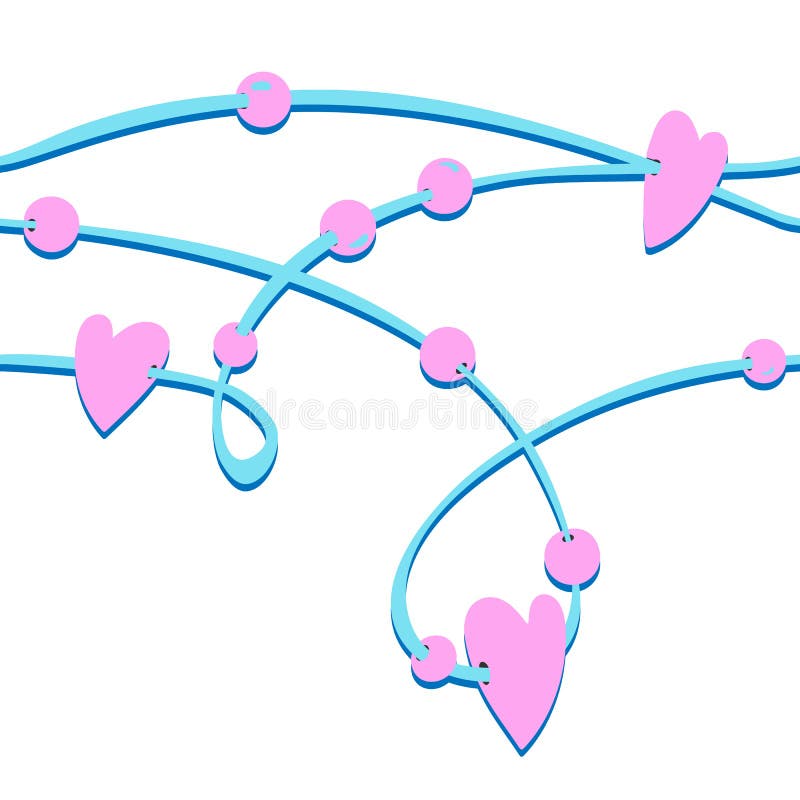 Blue string on white stock illustration. Illustration of blue - 54716840