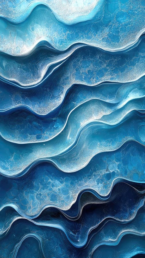 Soft Blue and Turquoise Watercolor Abstract Background with Textured ...