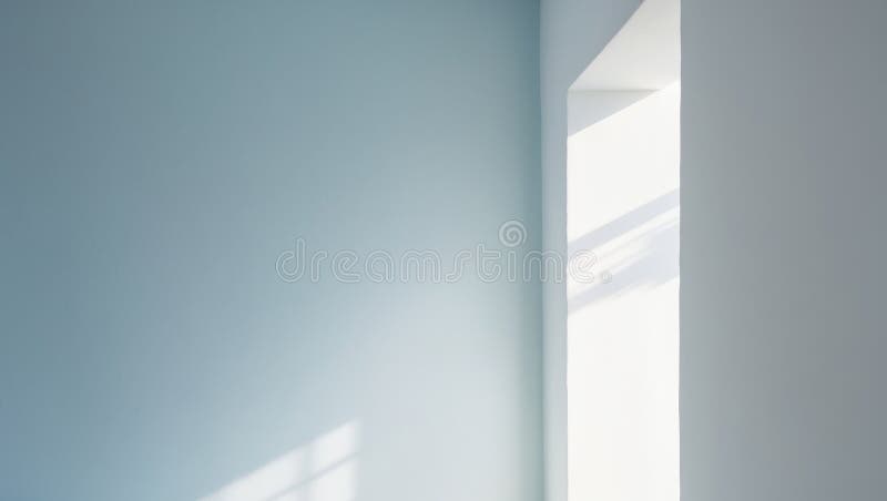 Soft Blue Wallpaper with Calm Natural Light Stock Photo - Image of ...