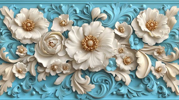 Soft Blue Wallpaper Pattern Ideal for a Peaceful and Tranquil Setting ...