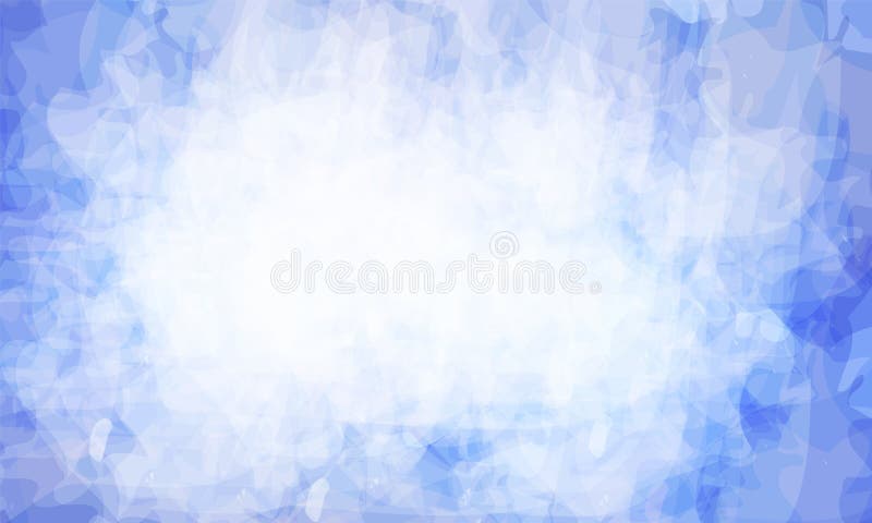 Soft Blue Watercolor Paint Background Design Stock Vector ...