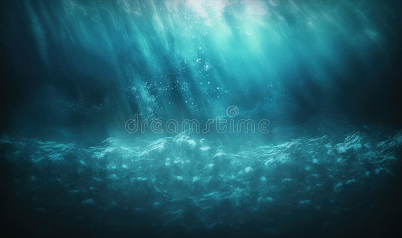 Soft Blue Waters Texture for Dreamy Backgrounds. Stock Illustration ...