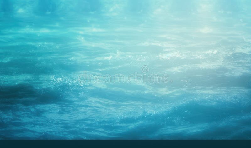 Soft Blue Waters Texture for Dreamy Backgrounds. Stock Illustration ...