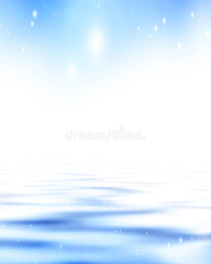 Soft blue waves stock illustration. Illustration of waves - 8263288