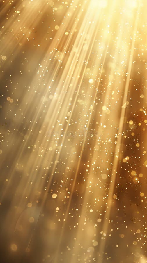 Soft Blurred Golden Background with Gentle Light Rays and Shimmering ...