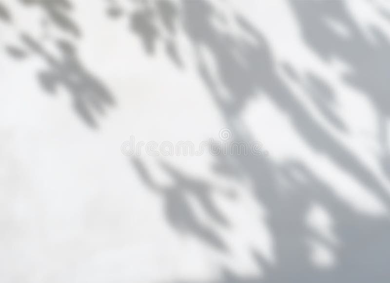 Soft Blurred Shadow Overlay with Natural Leaf Patterns for Elegant ...