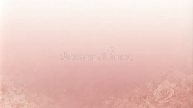 Soft Blush Pink Gradient Background with a Delicate Rose. Generative AI ...