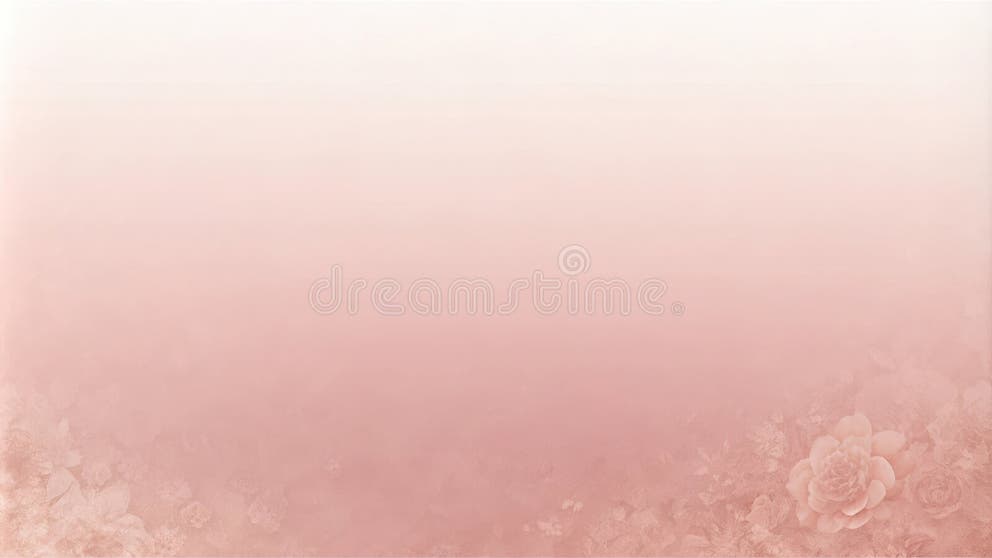 Soft Blush Pink Gradient Background with a Delicate Rose. Generative AI ...