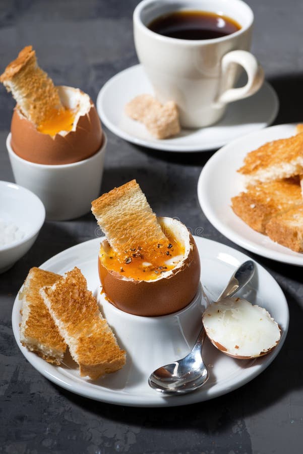 124 Soft Boiled Egg Toasts Coffee Breakfast Stock Photos - Free ...