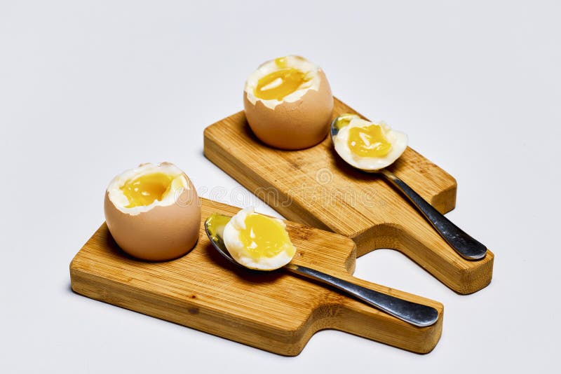 Soft Boiled Eggs on a Stand Stock Image - Image of boiled, cuisine ...