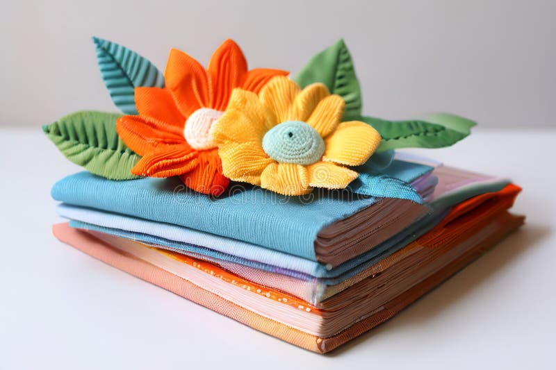 Soft Books Fabric Books for Early Learning Stock Illustration ...