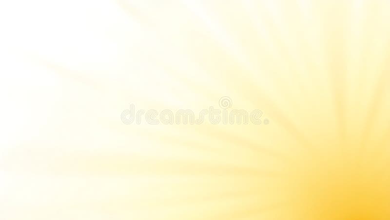 Abstract Yellow and White Gradient Background with Light Rays Emanating ...