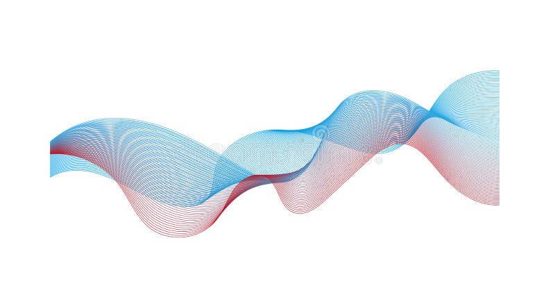 Soft Bright Colorful Web Border Layout Set of Beautiful Modern Swoosh ...