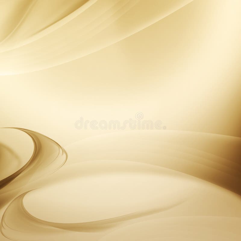 Soft Brown Abstract Background with Waves Stock Illustration ...