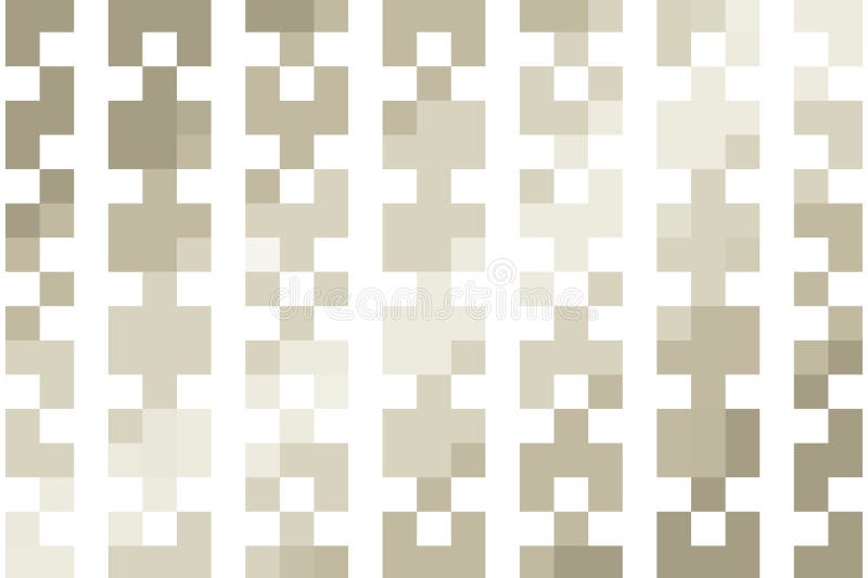 Soft Brown and Beige Square Vertical Pattern with Abstract Pixelated ...