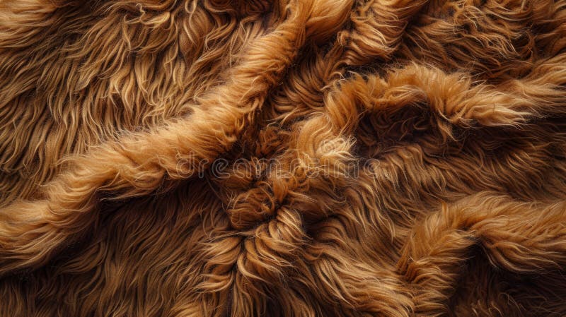 Soft Brown Fur with Natural Texture Under Natural Light Stock Image ...