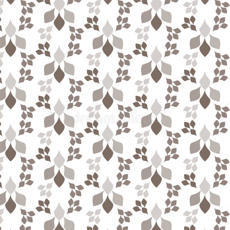 Soft Brown Shade on Leaf Shape Abstract Pattern Background Stock Vector ...