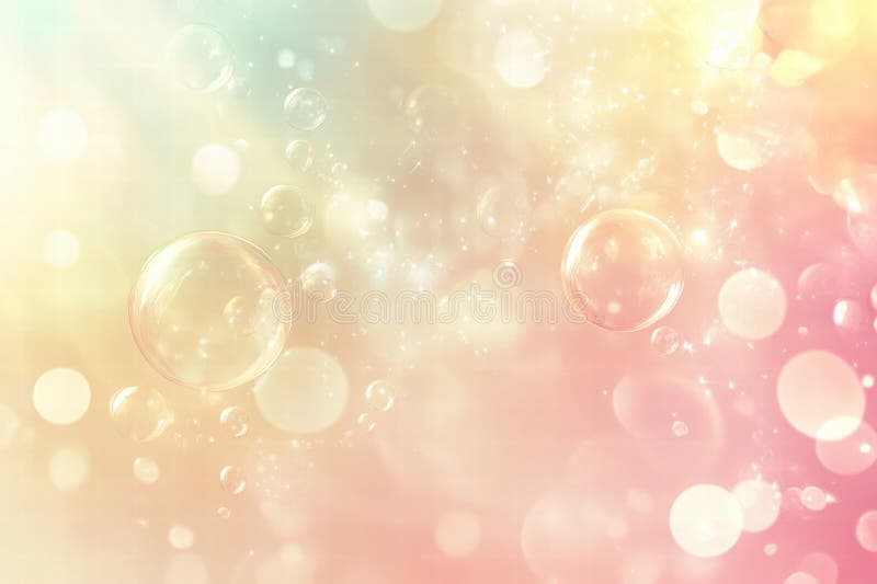 Bubbles Drifting through Soft Colors in a Dreamy and Whimsical ...