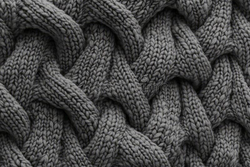 A Soft, Cable-knit Fabric Texture Background in Cozy Heather Gray. the ...
