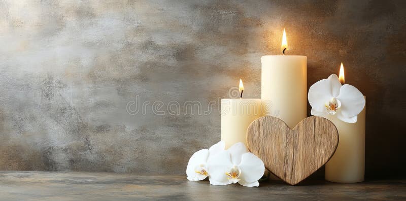 Soft Candlelight at Dusk Sets the Scene for Romance, Surrounded by ...