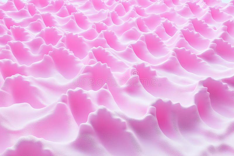 Soft Candy Pink Marshmallow Mountain Peaks Abstract Background Texture ...