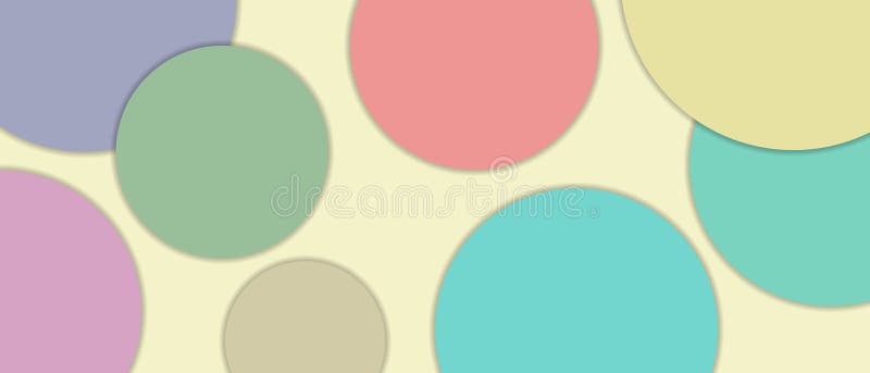 Soft and Cheerful Vector Illustration of a Pastel Polka Dot Pattern on ...
