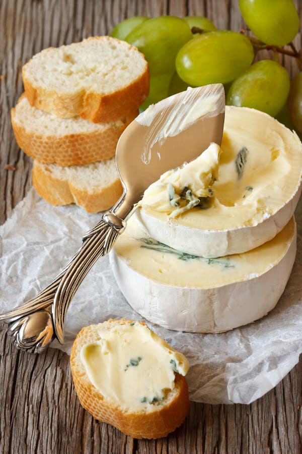 Soft cheese. stock photo. Image of cooking, cream, grape - 31132092