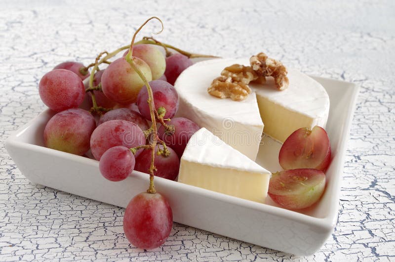 Soft cheese stock image. Image of cutting, french, nuts - 62808495