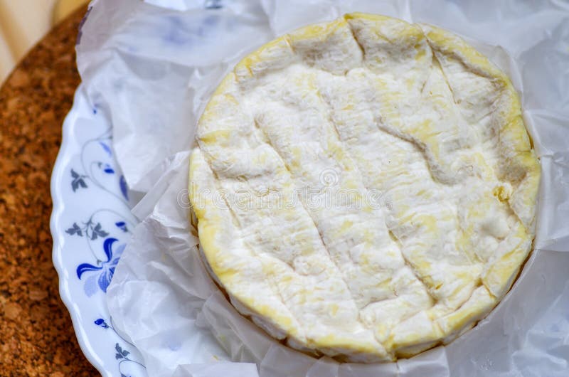 Soft cheese with mold stock photo. Image of rind, tasty - 184487578