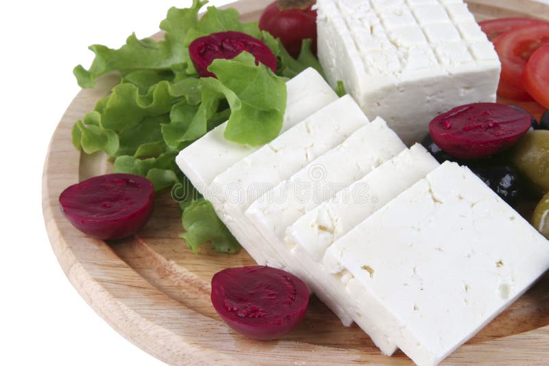 Soft cheese served stock image. Image of meal, feta, ingredient - 10302741