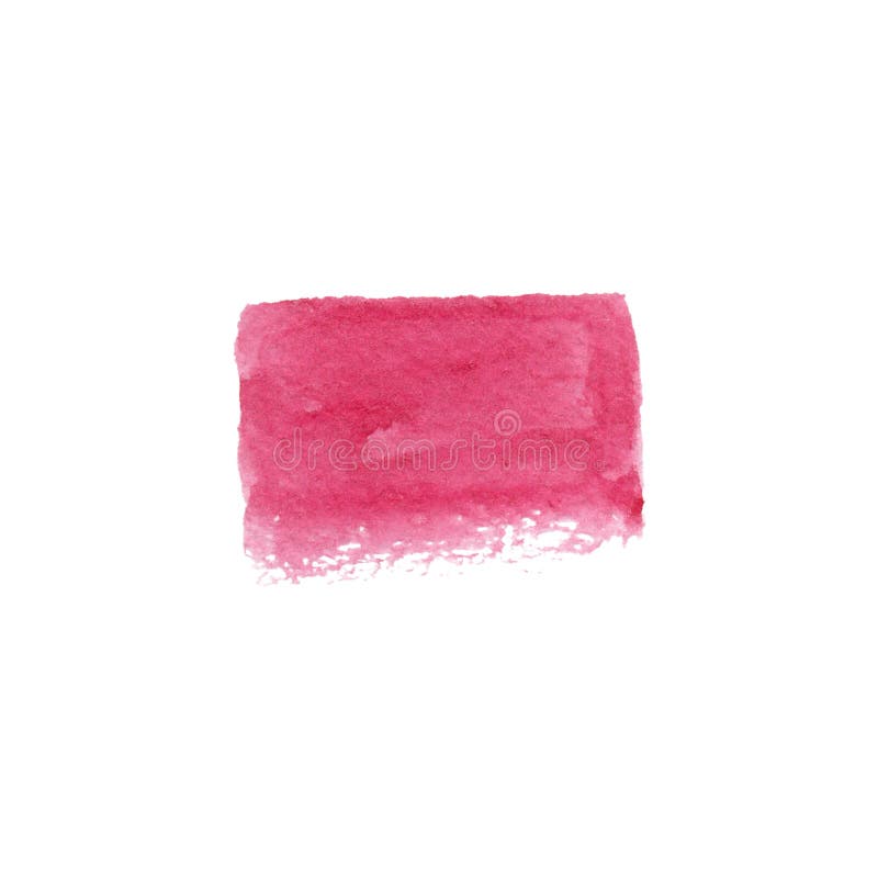 Soft Cherry Red Rectangular Watercolor Blob for Warmth Stock Photo ...