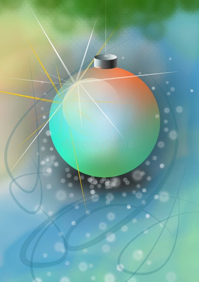Soft Christmas Tree Bubble, Background Picture. Image: 3696268