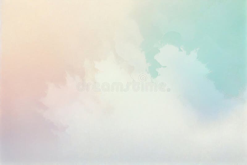A Soft Cloud Background with a Pastel-colored Gradient. Fashion Color ...