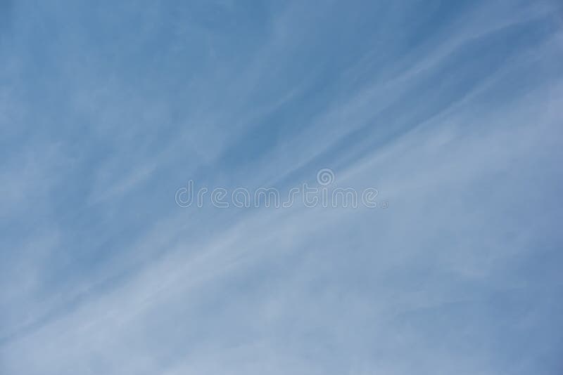 Soft Cloud Pattern on Clear Blue Sky Background on Sunshine Day Stock ...
