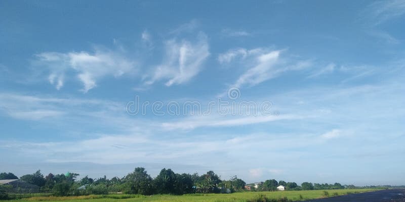 Soft Clouds Blown by the Wind Stock Image - Image of blown, clouds ...
