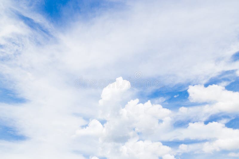 Soft Clouds and Sky stock image. Image of thin, atmosphere - 154089447