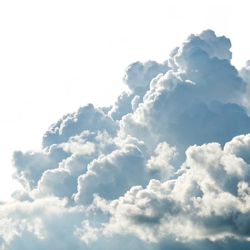 Soft Clouds on Transparent Background Stock Illustration - Illustration ...