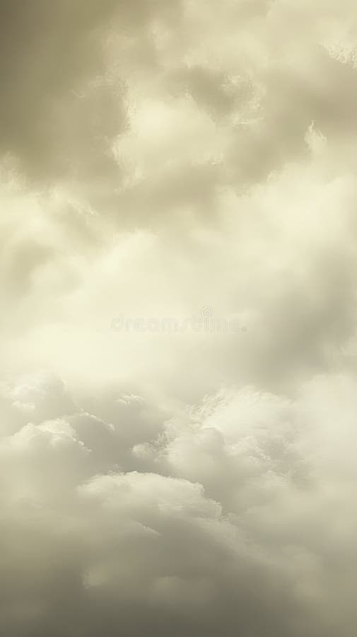 Soft, Cloudy Sky in Muted Tones Stock Photo - Image of clouds, calm ...